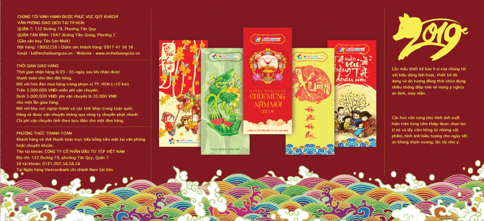 Những mẫu thiết kế bao lì xì đẹp, độc đáo, lạ mắt - In Bao Lì Xì ...